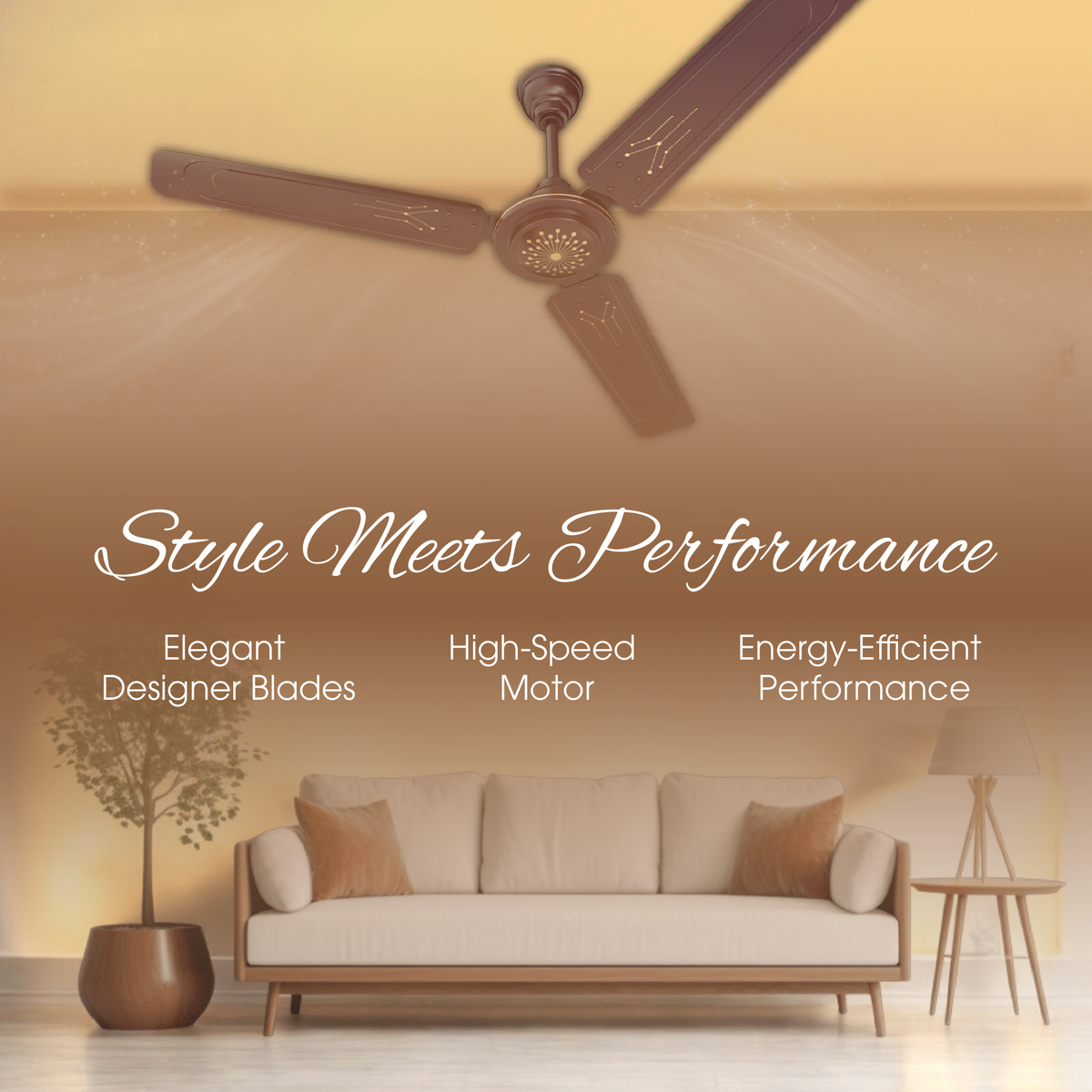 Bajaj Ceiling Fan - Designer (Bahar) – Aspire & Innovative Webstore